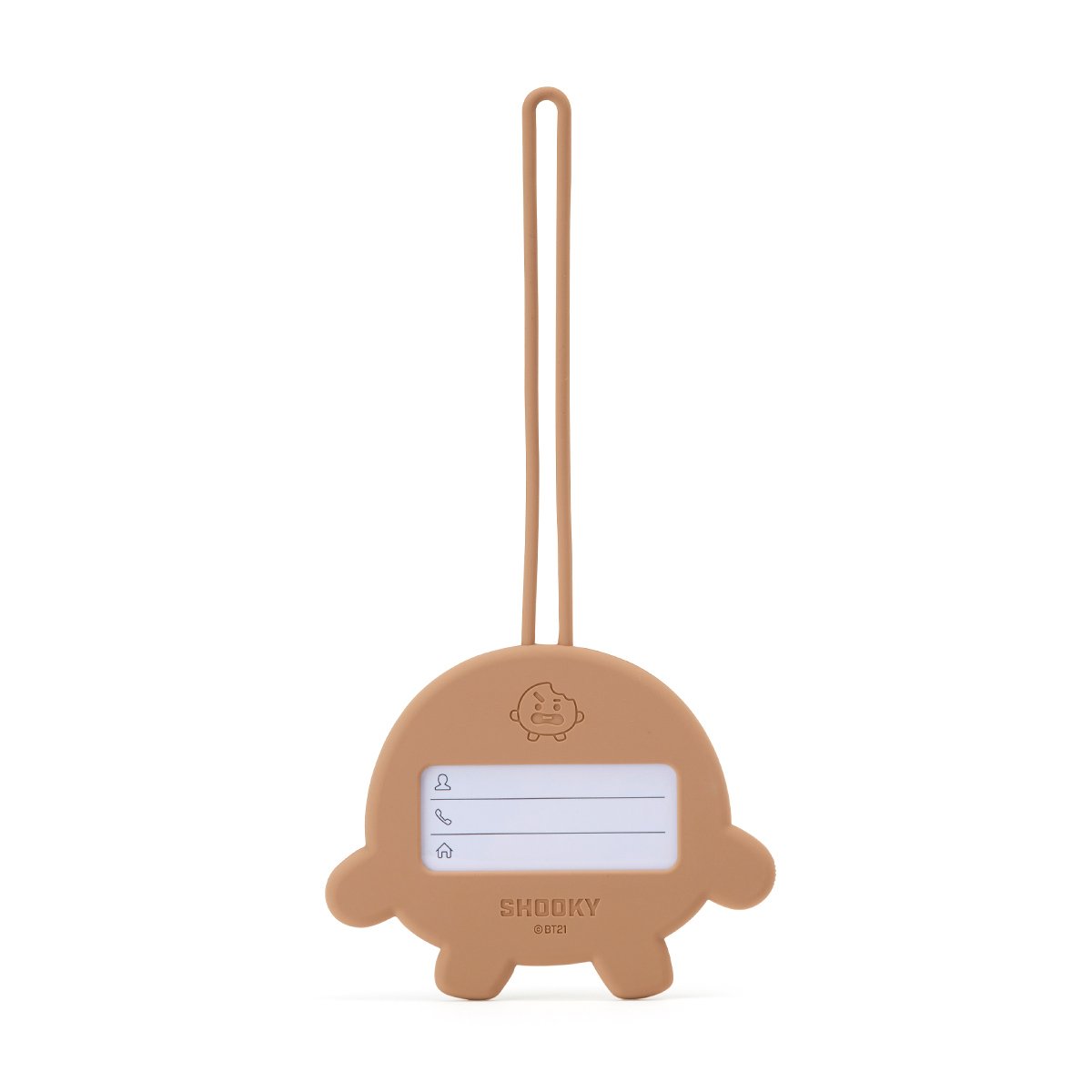 BT21 SHOOKY Silicone Name Tag – HALLYUMODE