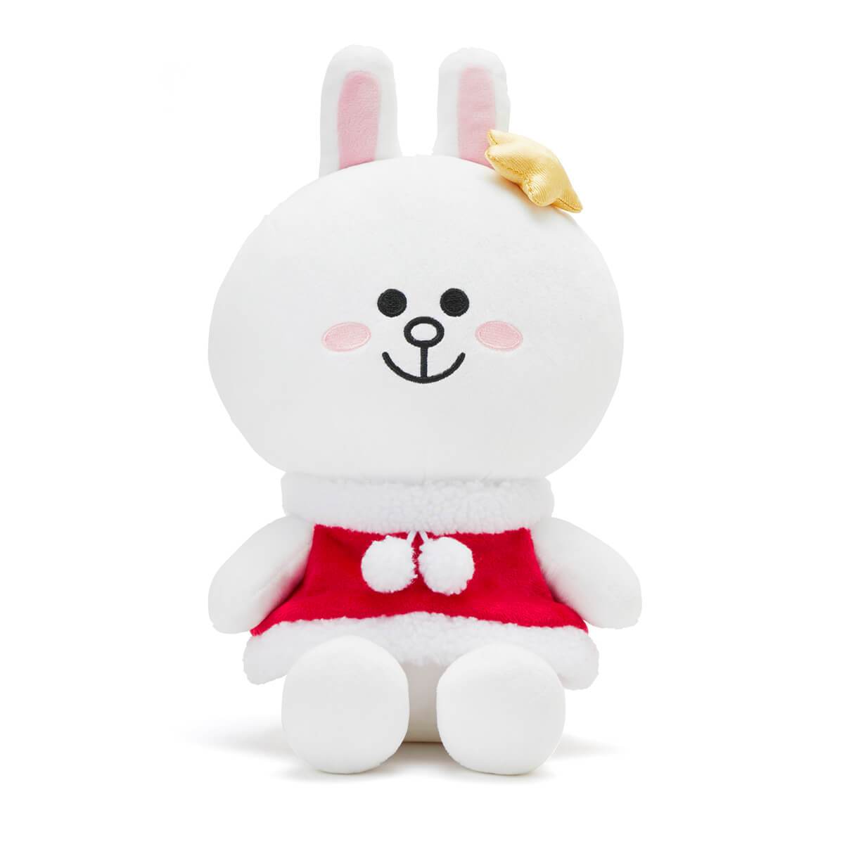 CONY Christmas Sitting Plush Figure 10" – HALLYUMODE