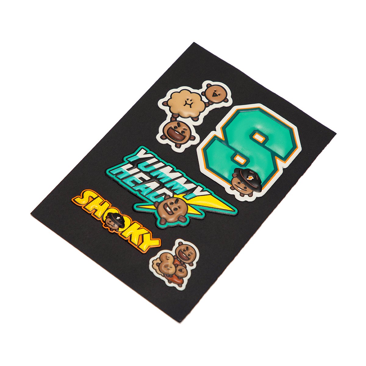 BT21 SHOOKY 5 Piece Decal Stickers – HALLYUMODE
