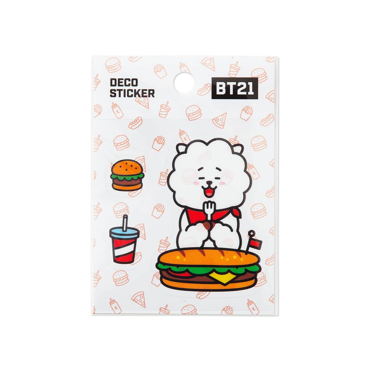 BT21 RJ BITE Deco Sticker – HALLYUMODE